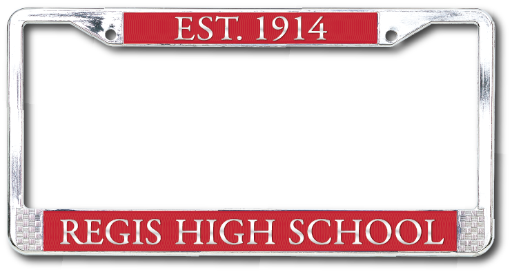 License Plate Frame – Regis High School Shop